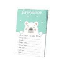 China Offset Printing CMYK Predictions And Advice Cards Custom Baby Shower Game for Parents for sale