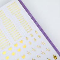 China Gold Foil Printing Spiral Notebook Planner with Dated Daily Layout in A4 A5 Sizes for Hardcover Planner Notebook for sale