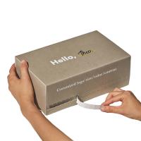 China Corrugated Cardboard Paper Custom Printed Logo Packaging Self Seal Mailer Box With Zipper for sale