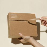 China Custom Printed Logo Recyclable Corrugated Cardboard Mailer Box with Self Seal Zipper for Shipping for sale