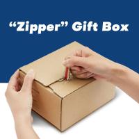 China Custom Printed Logo Recyclable Corrugated Cardboard Mailer Box with Self Seal Zipper for Shipping for sale
