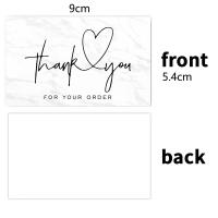 China CMYK Color Custom Card Printing Paper Thank You Cards Package Insert for sale