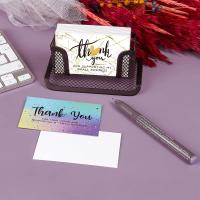 China CMYK Color Custom Card Printing Paper Thank You Cards Package Insert for sale