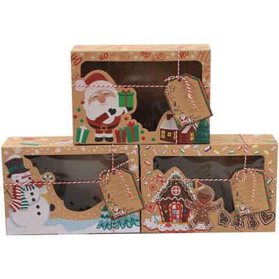 China Christmas Cupcakes Cookies Chocolates and More Custom Printed Packaging Box for Food for sale