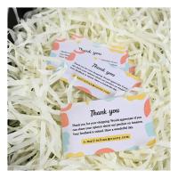 China Customized Thank You Card for Supporting My Small Business UV and Offset Printing Postcard for sale