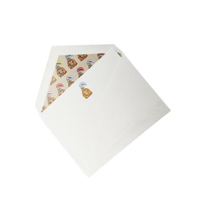 China Custom Printing Small Size White Vintage Kraft Paper Envelopes for Thank You Card for sale