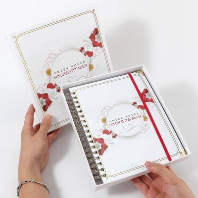 China 4c Offset Printing Wedding Organizer Unique Engagement Gift for Newly Engaged Couples for sale