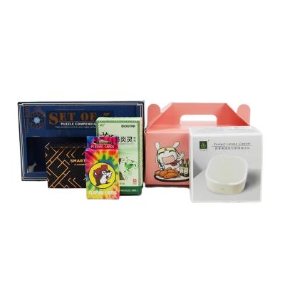 China Custom Logo Retail Gift Storage Folding Carton Paper Boxes Paperboard Packaging Boxes for sale