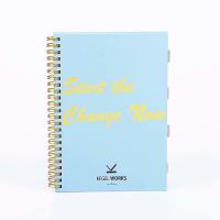 China Pocket Size Diary Schedule Planner Notebook Bleed Free Spiral Binding for sale