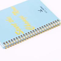 China Pocket Size Diary Schedule Planner Notebook Bleed Free Spiral Binding for sale