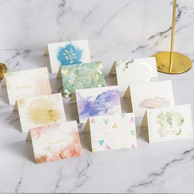 China Custom 4c Offset Printing Luxury Gold Foil Greeting Cards for Birthday and Wedding for sale