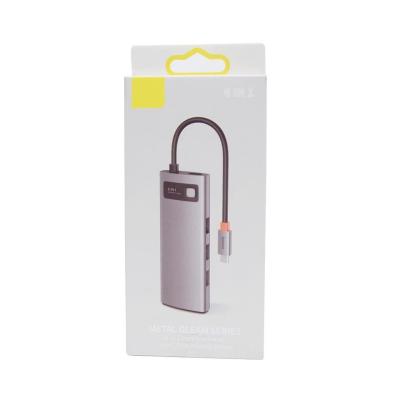 China Custom Print USB Cable Electronic Products Display Retail Packaging Cardboard Box With Hanging Hook for sale