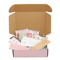China Custom Logo Printed Flat Pack Corrugated Die Cut Folding Kraft Mailer Shipping Mailing Box for sale
