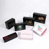China Custom Logo Printed Flat Pack Corrugated Mailer Box and Die Cut Folding Kraft Shipping Box for sale