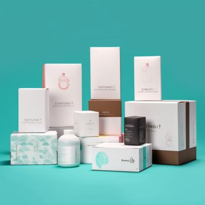 China Customized Logo Retail Foundation Beauty Cream Skin Care Makeup Cosmetic Packaging Boxes for sale