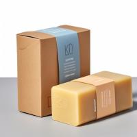 China Custom Logo Printed Kraft Paper Soap Shampoo Packaging Boxes for Retail Stand Box for sale