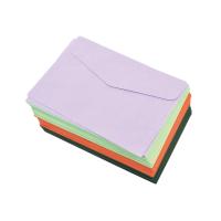 China Eco-Friendly Custom Logo Small Paper Envelope for Assorted Colors Gift Card Envelopes for sale