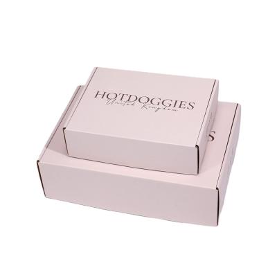 China Corrugated Board Custom Logo Printed Mailer Box for Eco Friendly Clothing Packaging for sale