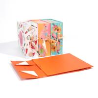 China Custom Printed Magnetic Jewelry Packaging Box With Logo Made From Recycled Materials for sale