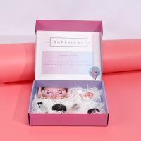 China Monthly Subscription Makeup Cosmetics Pink Mailer Packaging Box for Facial Cleanser for sale