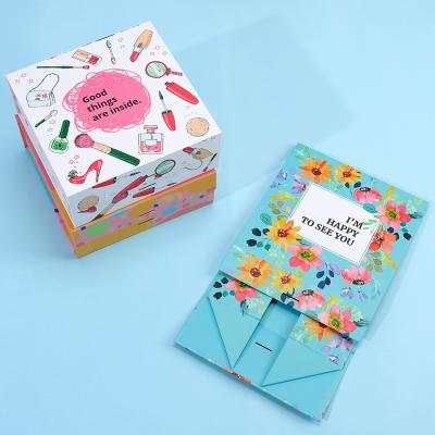 China Custom Logo Rigid Foldable Cardboard Magnetic Closure Paper Box for Customized Gifts for sale