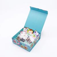 China Luxury Magnetic Folding Storage Paper Tea Snack Packaging Box for Subscription for sale