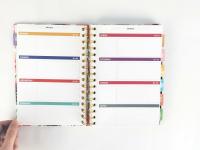 China Horizontal Layout Monthly Planner Journal for sale