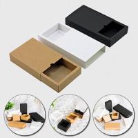 China Custom Logo Recyclable Black Kraft Gift Packaging Cardboard Box for Wedding Favor for sale