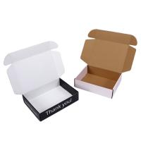China CMYK Printing Eco Friendly Brown Kraft Box Packaging for E Flute Corrugated Cardboard for sale