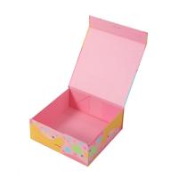 China Customized Die Cut Magnetic Folding Jewelry Gift Box With Ribbon Closures for Jewelry for sale