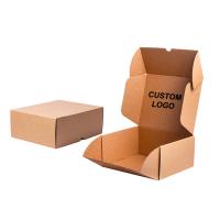 China CMYK Printing Kraft Paper Cardboard Packaging Corrugated Carton Mailer Shipping Boxes for sale