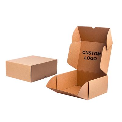 China CMYK Printing Kraft Paper Cardboard Packaging Corrugated Carton Mailer Shipping Boxes for sale