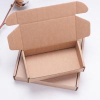 China CMYK Custom Printed Recycled Corrugated Cardboard Kraft Paper Foldable Packaging Mailer Box For Shipping Goods for sale
