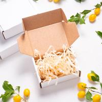 China Foldable White Kraft Cardboard Packaging Corrugated Shipping Mailer Boxes for Brands for sale