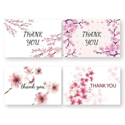 China OEM Flower Printed Custom Wedding Thank You Cards With Envelope Book Printing Service for sale