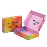 China Colorful Printing Cardboard Mailer Box Custom Size Accepted For Garment Packaging Gift for sale