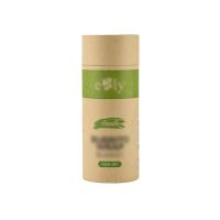 China Custom Logo Food Grade Recycled Cylinder Packaging Box Kraft Paper Cardboard Tubes CMYK for sale