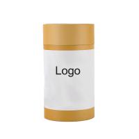 China Cardboard Tube Round Kraft Packaging for Customized Die Cut Tea Coffee Cylinder Box for sale