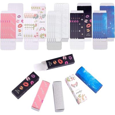 China Logo Custom Logo Diy Lipstick Boxes Reusable Lipgloss Storage Tube Paper Cosmetic Box for sale
