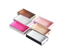 China Private Label Beauty Lash Drawer Box with PVC Sleeve and CMYK Pantone Colour Printing for sale