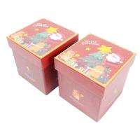 China Retail Stand Box Material Christmas Packaging Gift Box With Custom Paper Lid And Base for sale