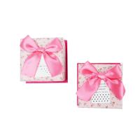 China CMYK Pantone Colour Printing Retail Stand Box for Small Pink Craft Gift Jewelry Packaging for sale