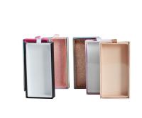 China Lashwood Beauty Cosmetic Custom Printed Packaging Box for Private Label Eyelash Box for sale