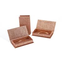China Retail Stand Box Custom Logo Printed Elegant Fashion Gift Cardboard Empty Glitter False Eyelash Packaging Box for sale