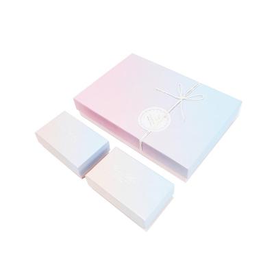 China Customized Pink Cardboard Candy Cosmetic Makeup Jewelry Paper Gift Packaging Boxes With Logo for sale