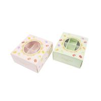 China CMYK Custom Food Paper Cardboard Packing Bakery Cake Chocolate Box With Window for sale