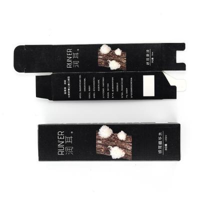China Embossing Private Label Foldable Empty Paper Makeup Foundation Liquid Packaging Box for sale