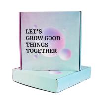 China Self Erecting Cosmetic Gift Box Packaging Cardboard Paper Mailer Box for sale