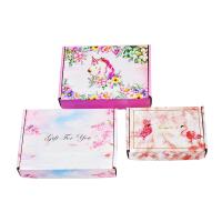 China Purple Gift Corrugated Paper Cardboard Postal Shipping Mailer Box for Shoes Clothing for sale