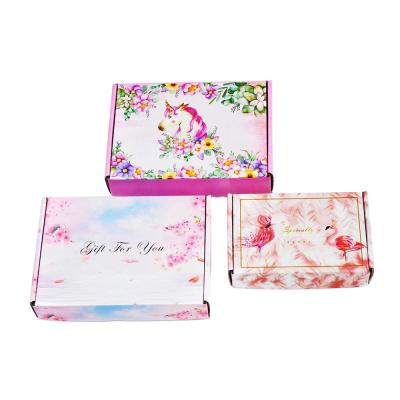 China Purple Gift Corrugated Paper Cardboard Postal Shipping Mailer Box for Shoes Clothing for sale